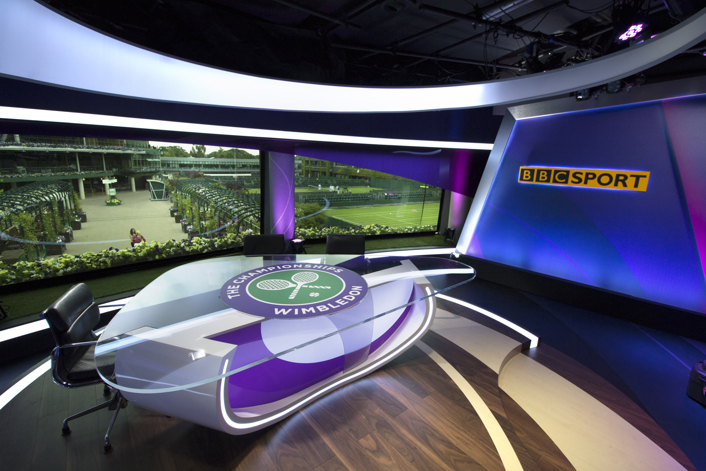 BBC Wimbledon TV Studio Set Design Gallery BBC Wimbledon TV Studio Set Design Gallery