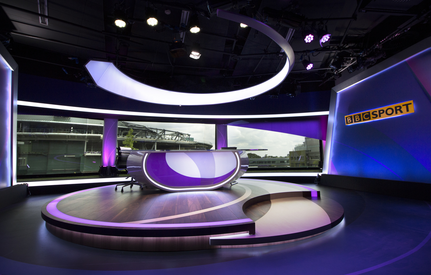 BBC Wimbledon TV Studio Set Design Gallery BBC Wimbledon TV Studio Set Design Gallery