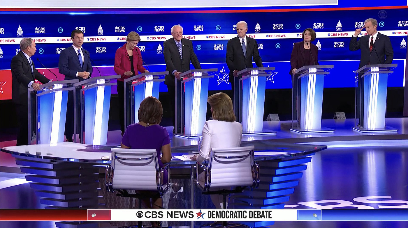 CBS News Democratic Debate Broadcast Set Design Gallery CBS News Democratic Debate Broadcast Set Design Gallery