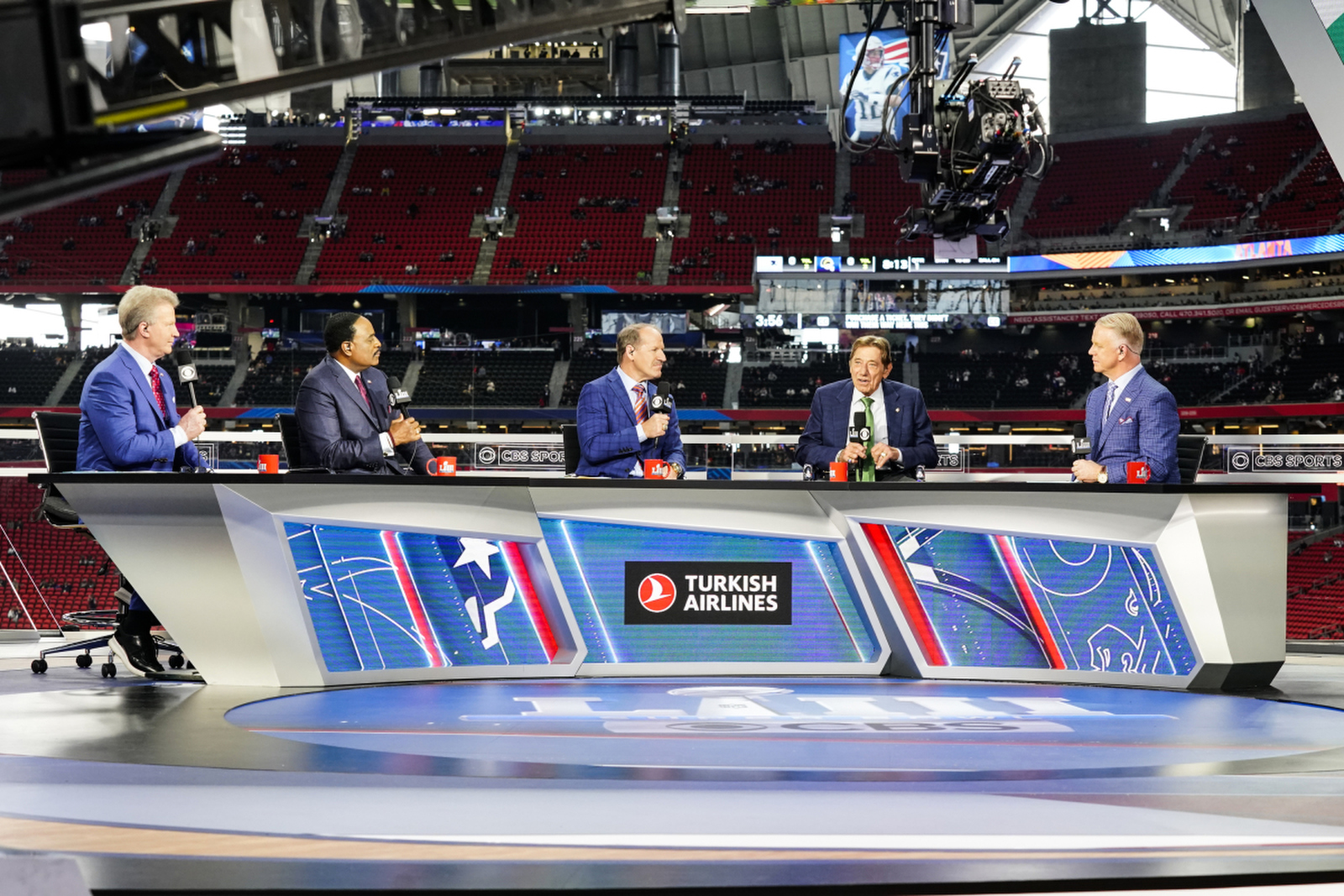 CBS Super Bowl LIII Broadcast Set Design Gallery