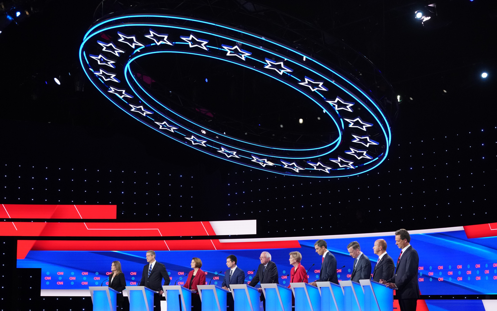 Cnn Democratic Debate Stage Design Gallery