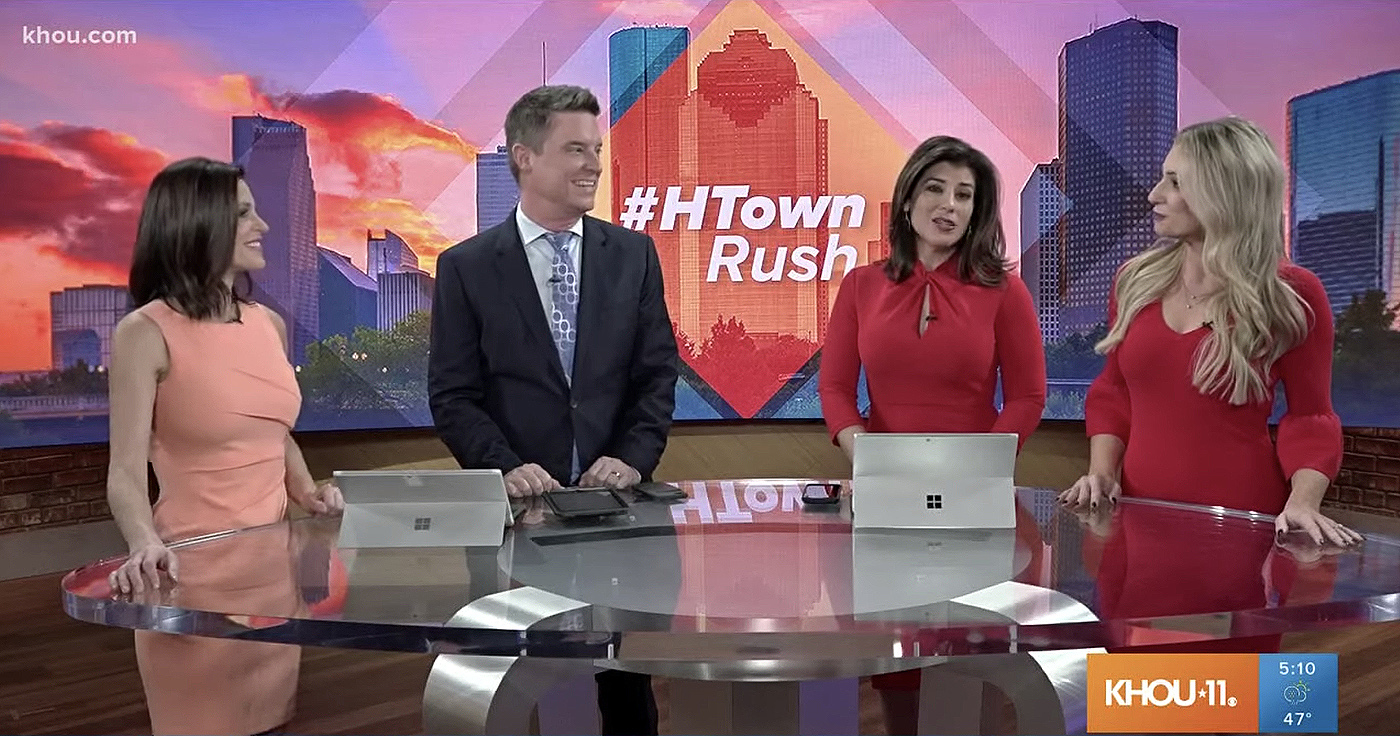 KHOU Broadcast Set Design Gallery