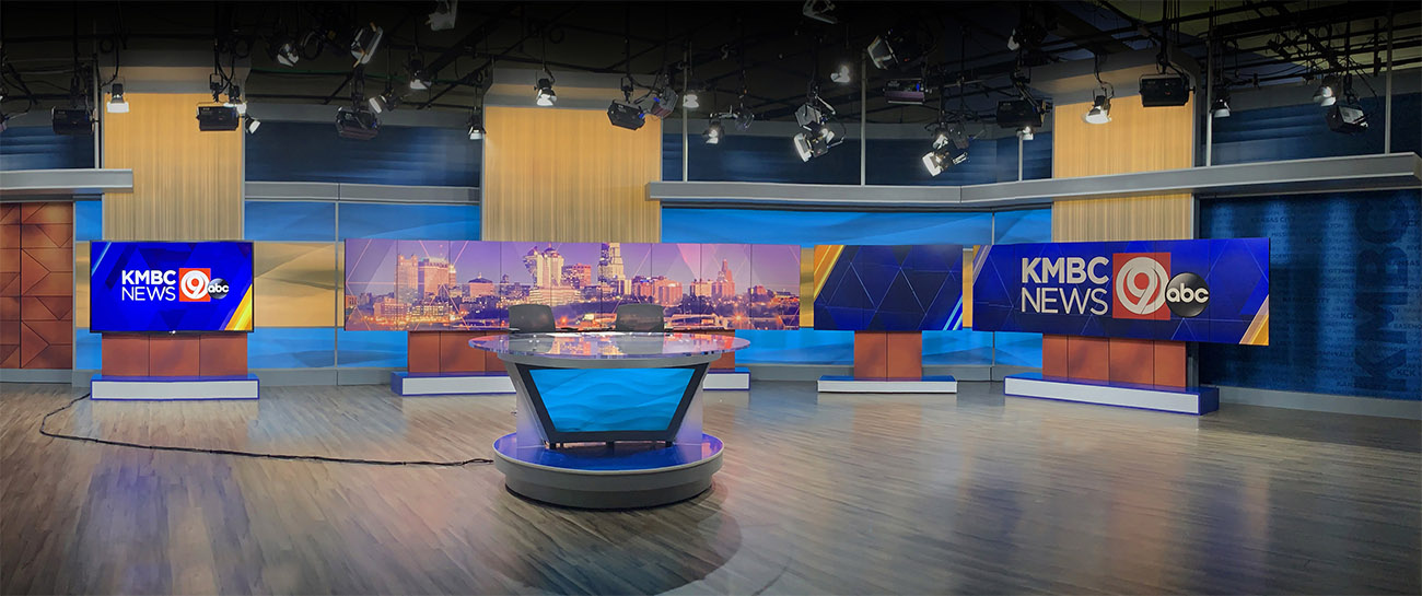 KMBC 9 News Broadcast Set Design Gallery