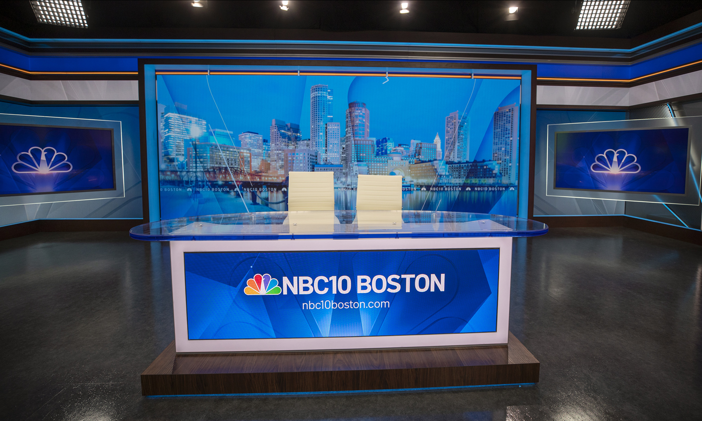 NBC 10 Boston - WBTS - Broadcast Set Design Gallery