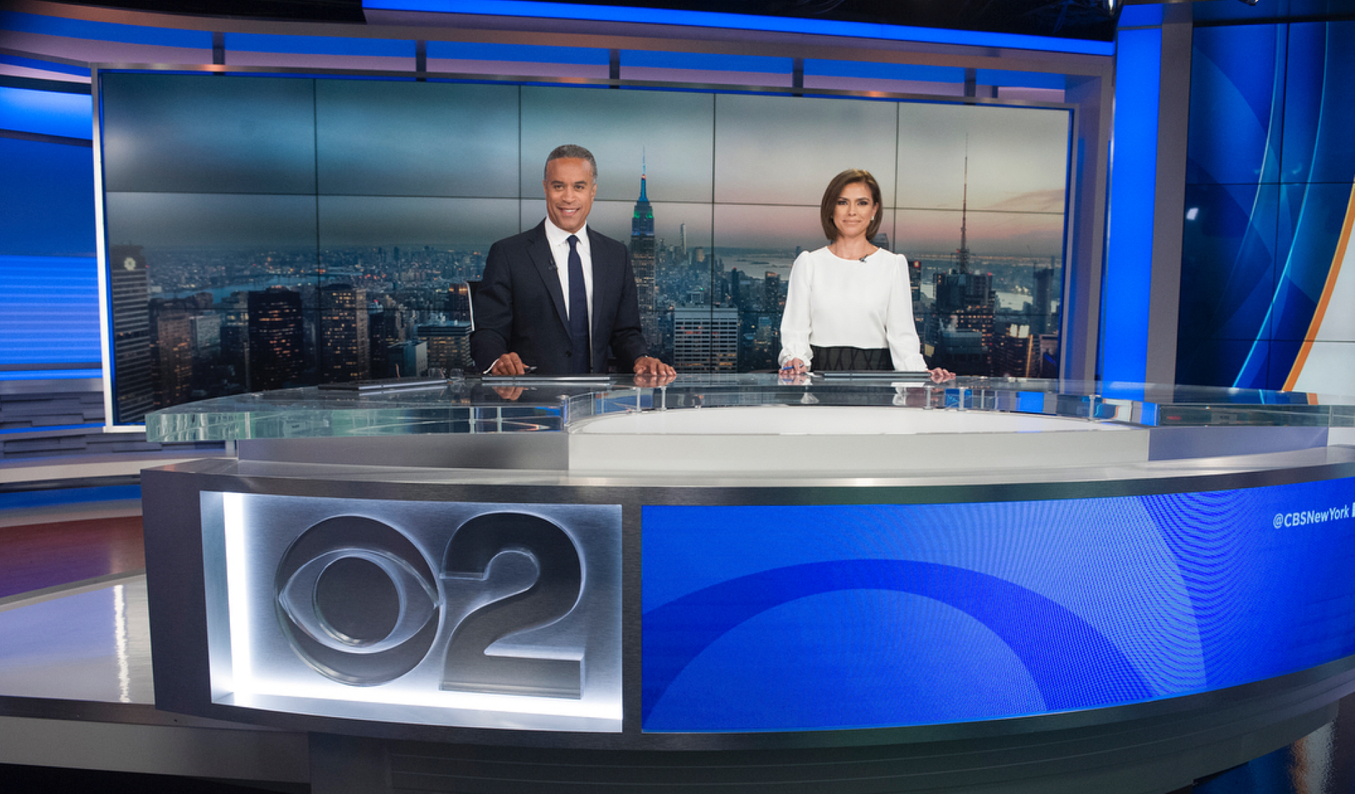 CBS New York WCBS Studio 46 Set Design Gallery