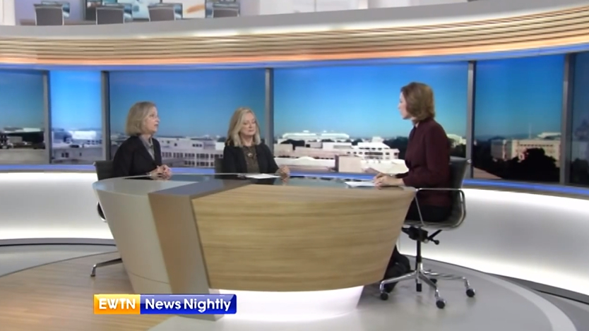 EWTN News Nightly Broadcast Set Design Gallery