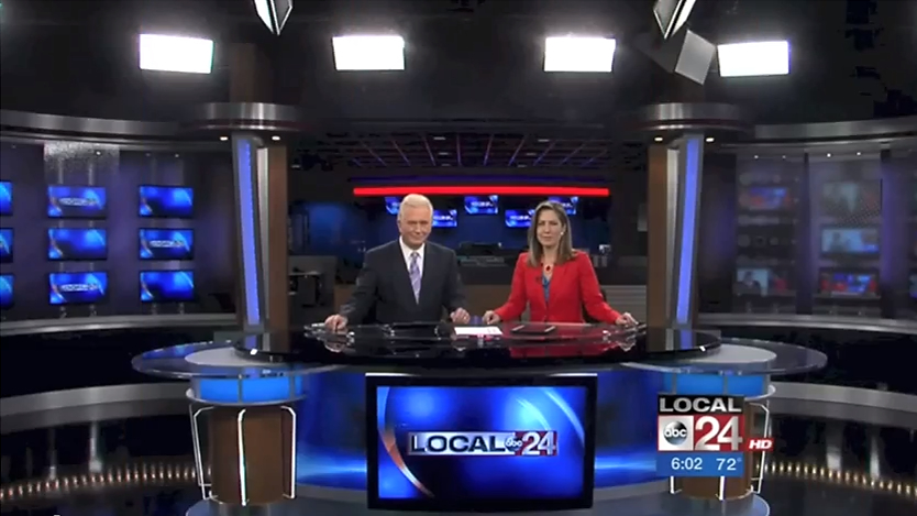 WATN-TV Broadcast Set Design Gallery