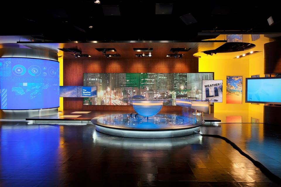 The Weather Channel Broadcast Set Design Gallery