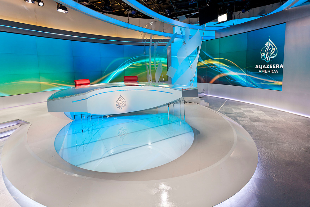 Al Jazeera America Broadcast Set Design Gallery