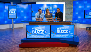 'The Daily Buzz' debuts new set - NewscastStudio