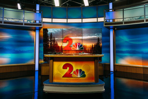 Alaska NBC broadcasts in HD from new studio - NewscastStudio
