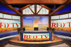 RFD-TV set draws inspiration from farm, ranch architecture - NewscastStudio