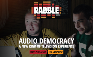 Rabble brings audio democracy in second screen app - NewscastStudio