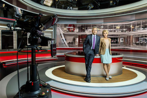 TV4 'Nyheterna' debuts new studio - NewscastStudio