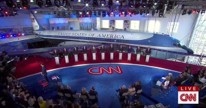 Recap: CNN uses unique backdrop for GOP debate - NewscastStudio