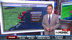 MSNBC adds Joaquin 'ticker' - NewscastStudio