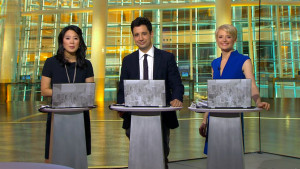 Bloomberg lets architecture guide new set design - NewscastStudio