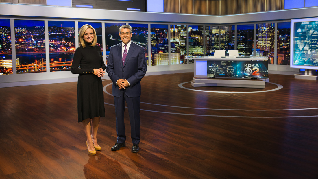KDKA-TV Broadcast Set Design Gallery