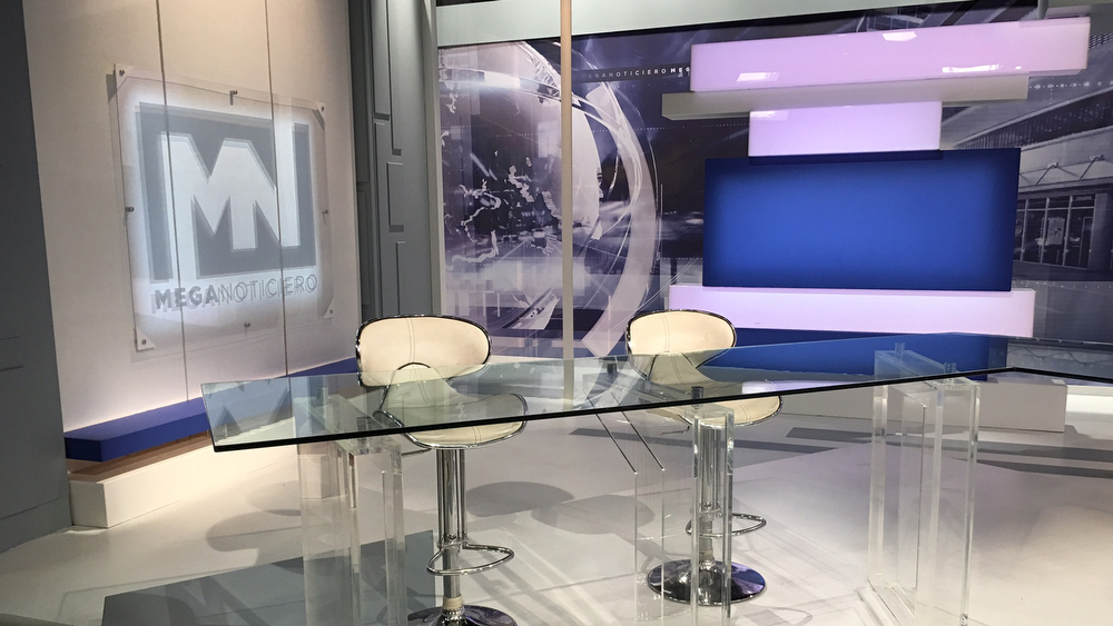 Mega News Broadcast Set Design Gallery