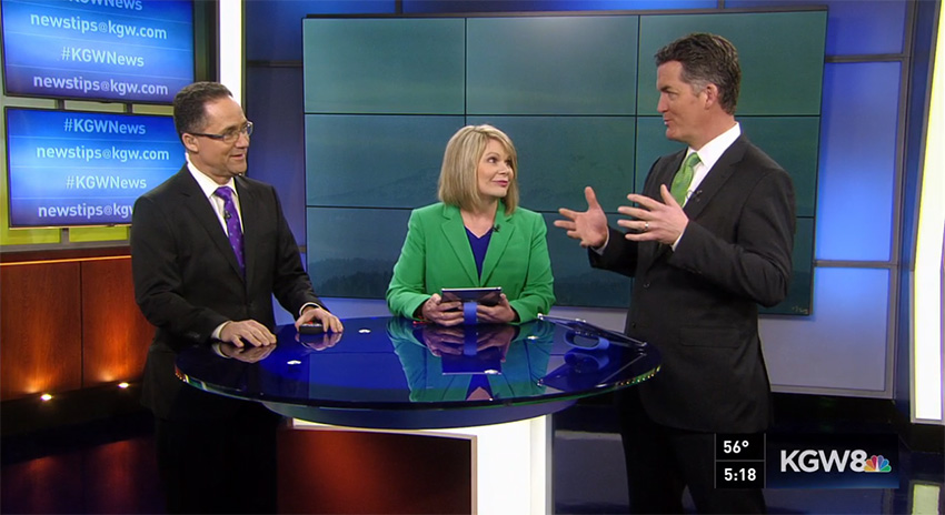 KGW-TV Broadcast Set Design Gallery