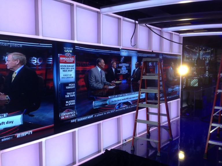 ESPN's 'SportsCenter' goes big with massive displays - NewscastStudio