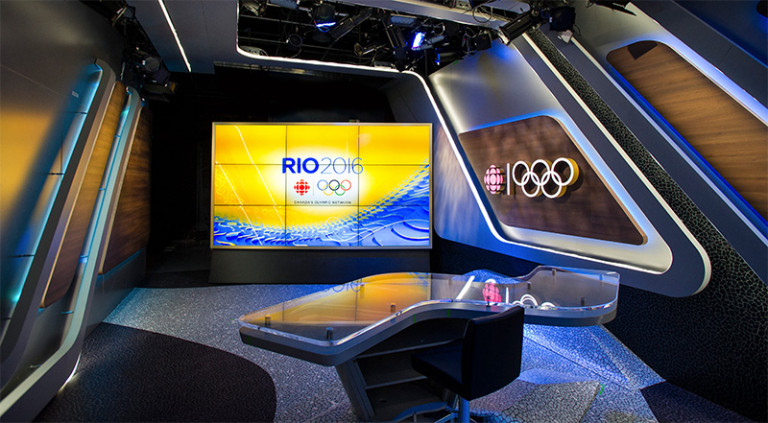 CBC teases Rio Olympic set design - NewscastStudio