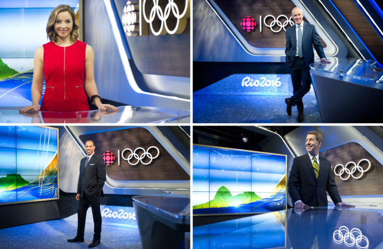 CBC teases Rio Olympic set design - NewscastStudio