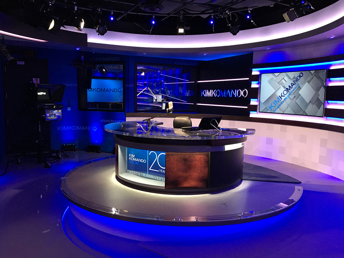 Kim Komando Broadcast Set Design Gallery