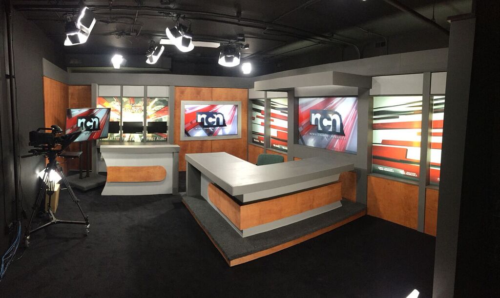 News Channel Nebraska Broadcast Set Design Gallery
