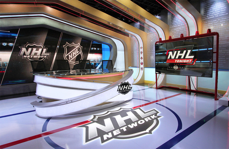 NHL Network debuts 'The Rink' studio - NewscastStudio