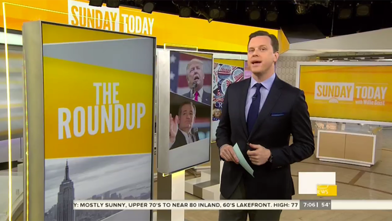 'Sunday Today' gives a new twist to Studio 1A - NewscastStudio