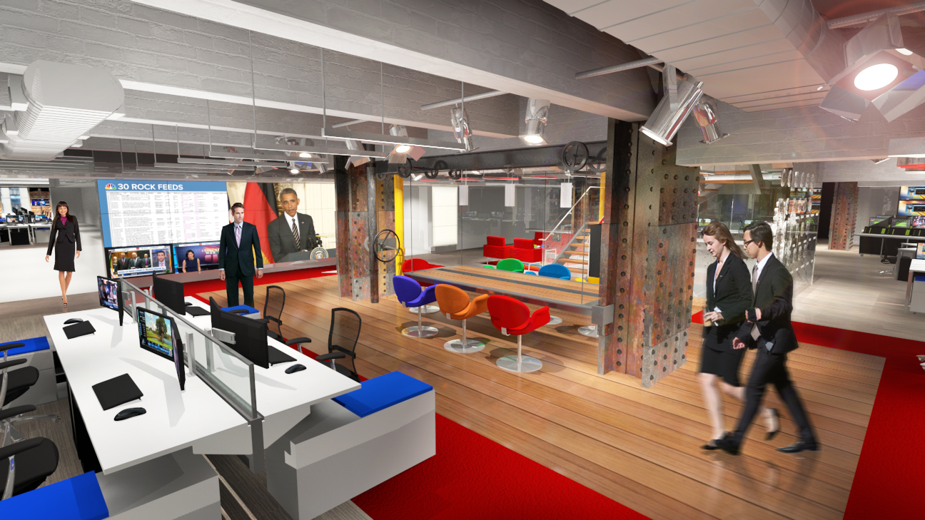 NBC Level 4 Broadcast Set Design Gallery