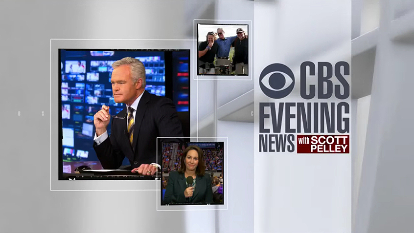 CBS Evening News Motion Graphics and Broadcast Design Gallery
