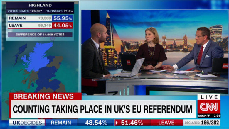 Brexit: How the networks covered the unfolding story