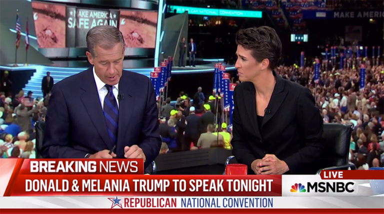 MSNBC debuts revamped corner of Studio 3A