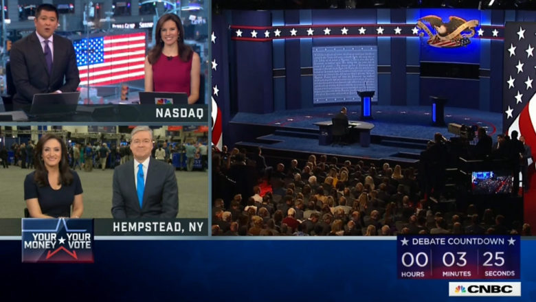 Recap: How the networks presented the first presidential debate ...