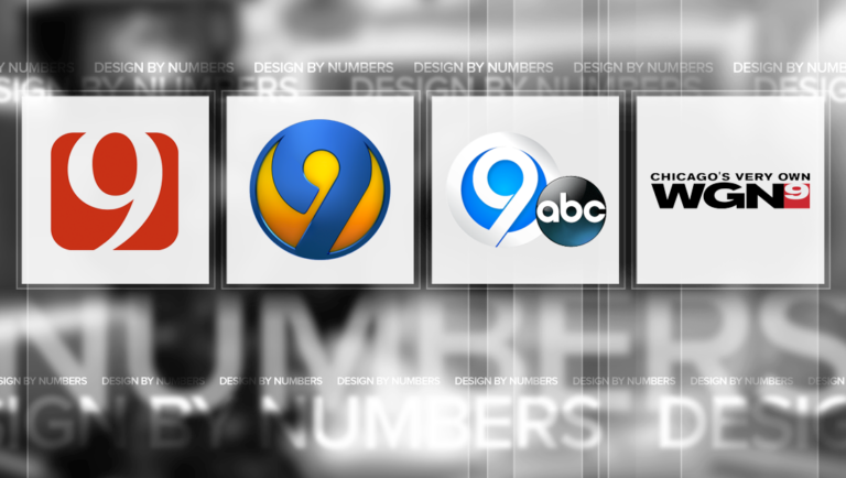 Notable Channel 9 TV station logo designs - NewscastStudio