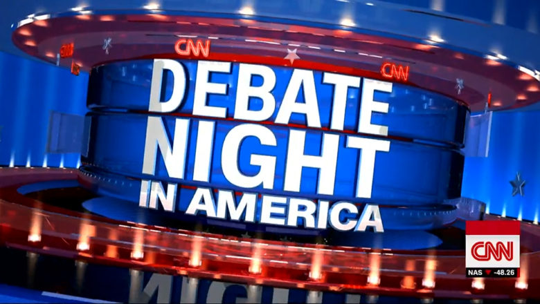CNN goes with familiar look, sound for presidential debate - NewscastStudio