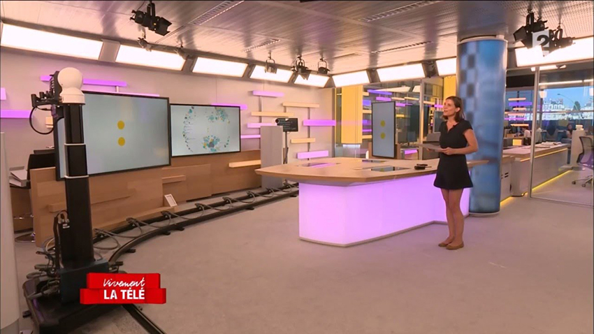 Franceinfo Broadcast Set Design Gallery