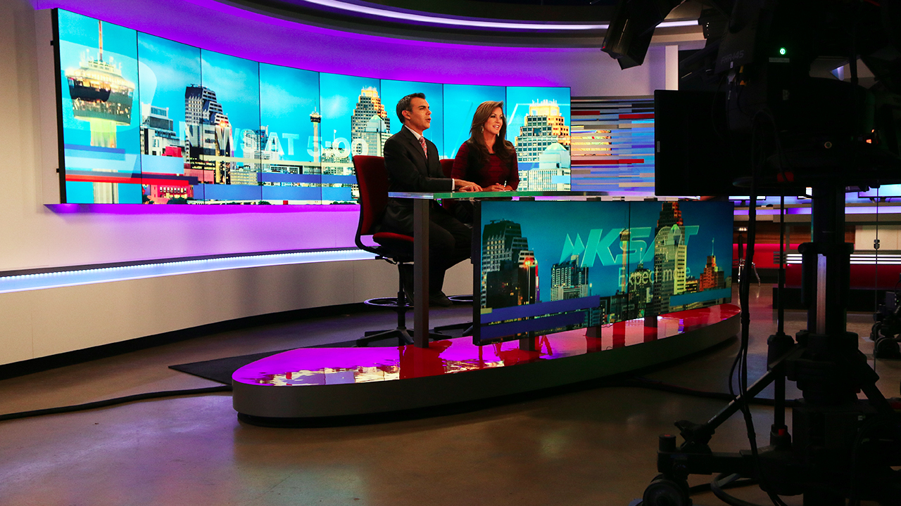 KSAT Broadcast Set Design Gallery