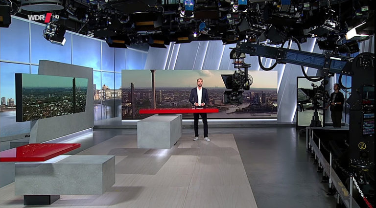 Germany's WDR Fernsehen debuts casual, cool set - NewscastStudio