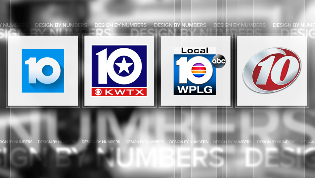 Notable Channel 10 TV station logo designs - NewscastStudio