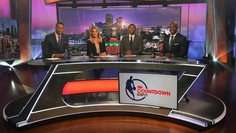 ESPN updates 'Countdown' anchor desk in L.A. - NewscastStudio