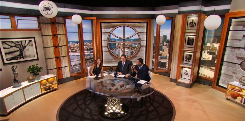 'The Jump' creates sophisticated look packed with basketball imagery ...