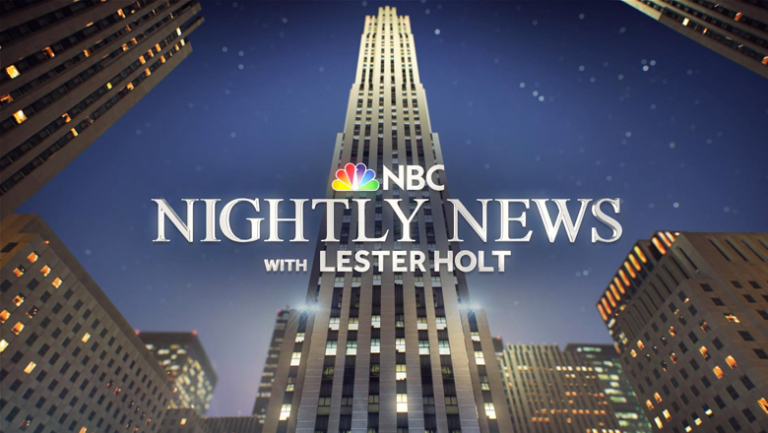 'Nightly News' debuts new open - NewscastStudio