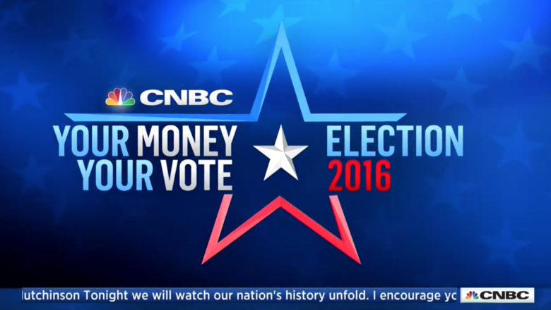 Title cards from election night 2016 - NewscastStudio