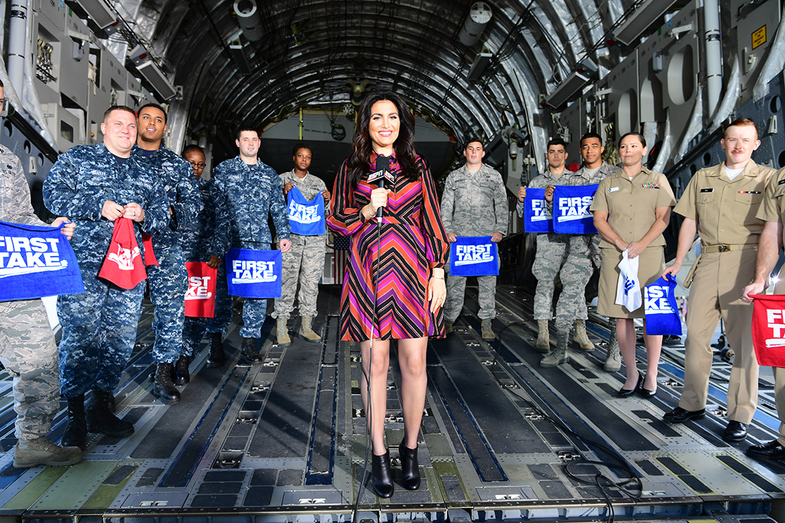 ESPN's 'First Take' hits the road for Veterans Day - NewscastStudio