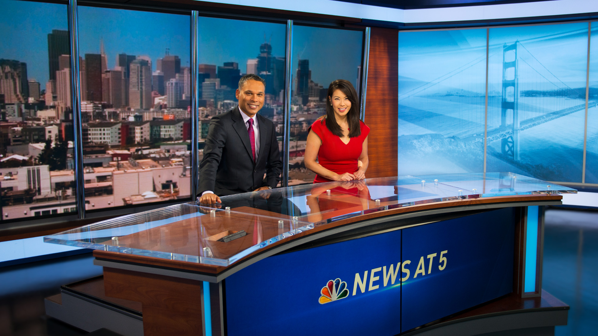 NBC Bay Area KNTV-TV set design gallery