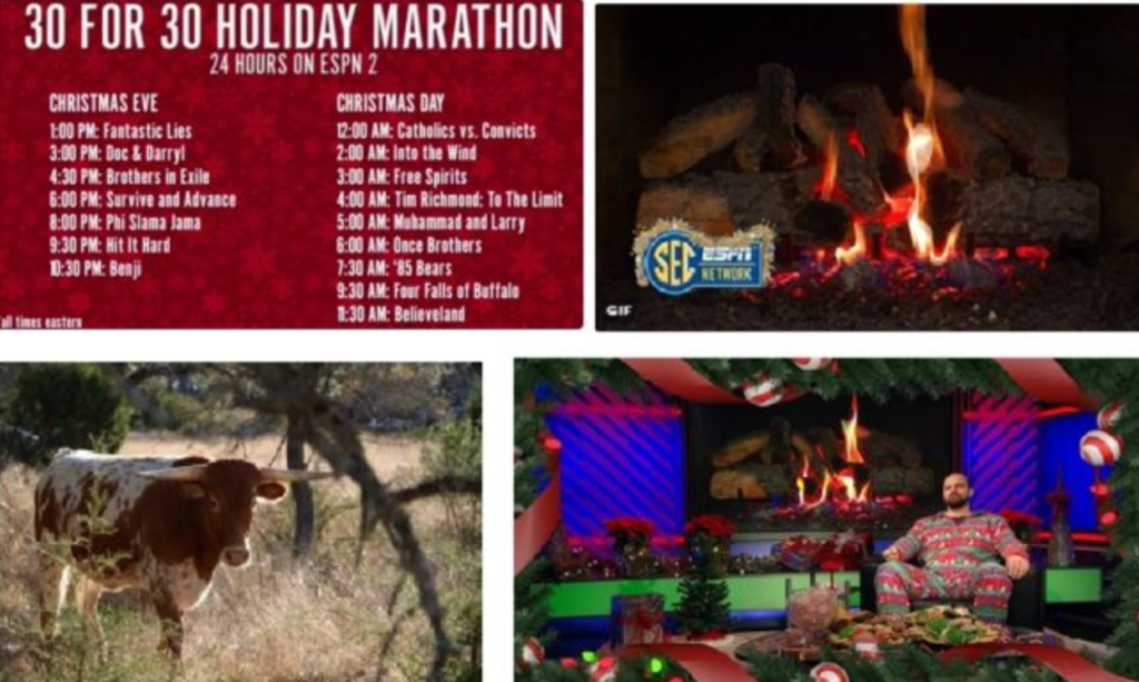 ESPN creates festive sports content for Christmas - NewscastStudio