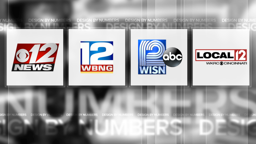 Notable Channel 12 TV station logo designs - NewscastStudio